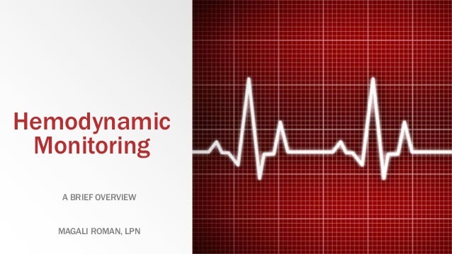 Hemodynamic Monitoring