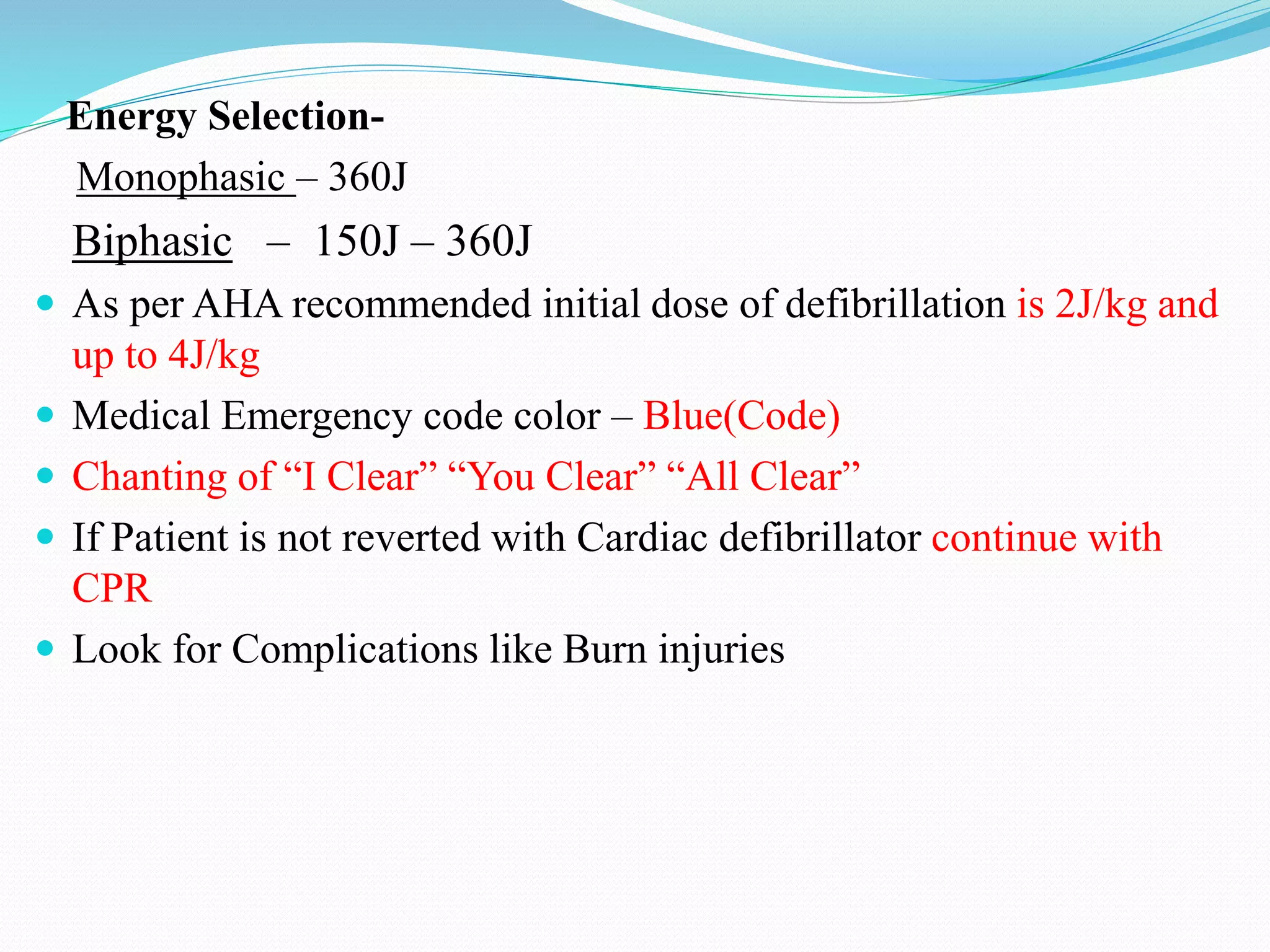 Cardiac defibrilation | PPTX