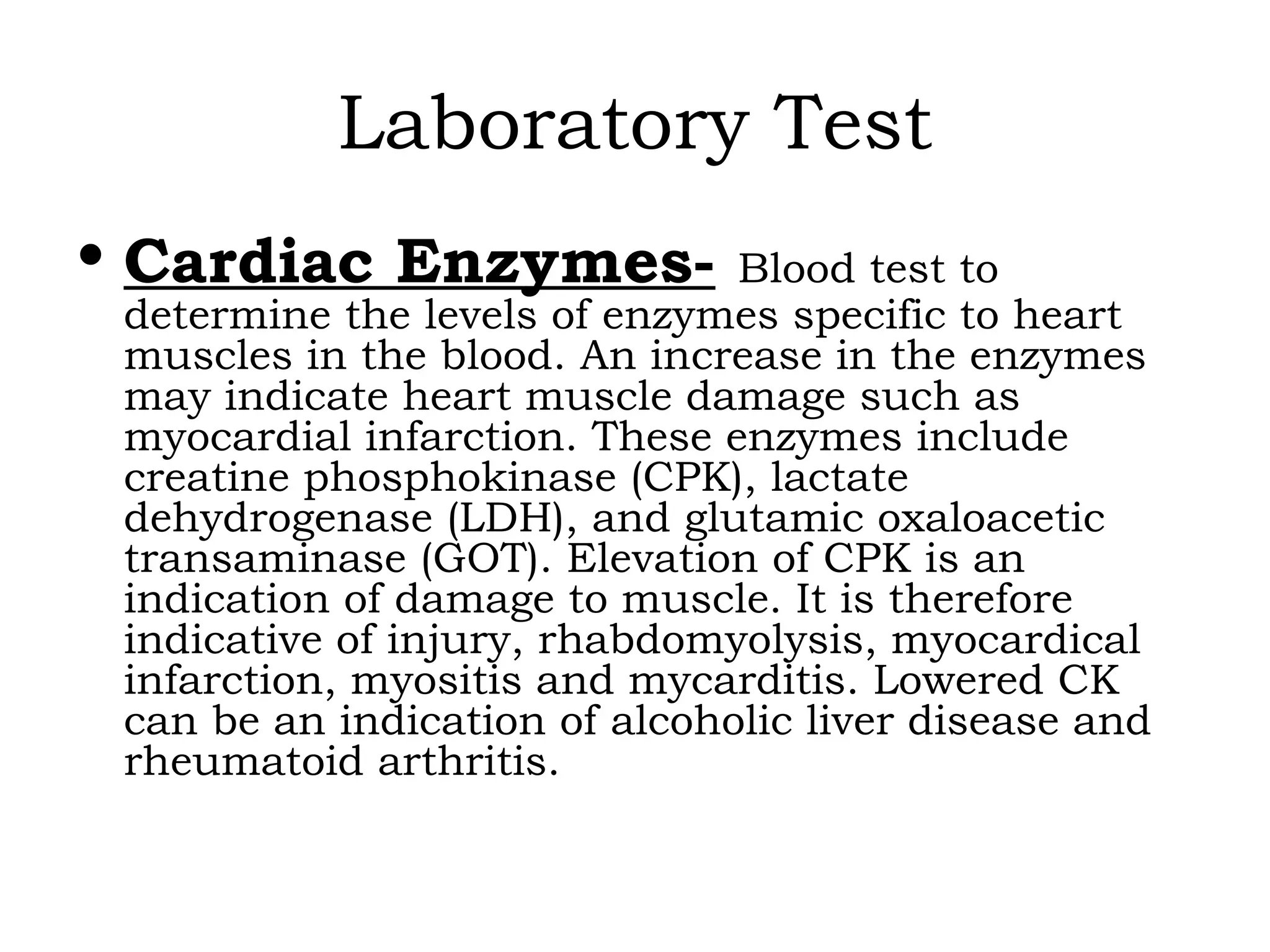 Cardiac diagnostic procedures | PPT