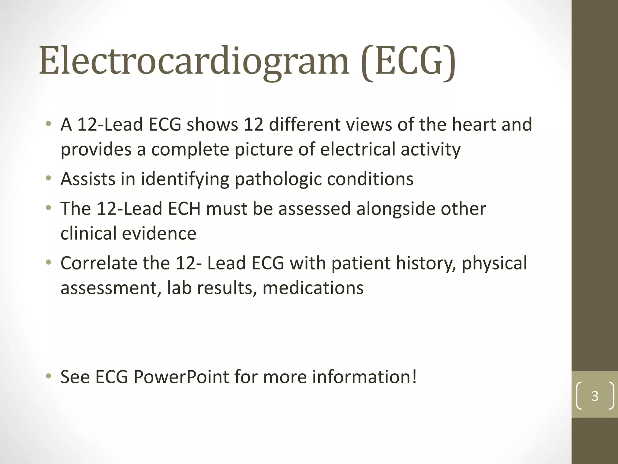 Cardiac diagnostics | PPTX