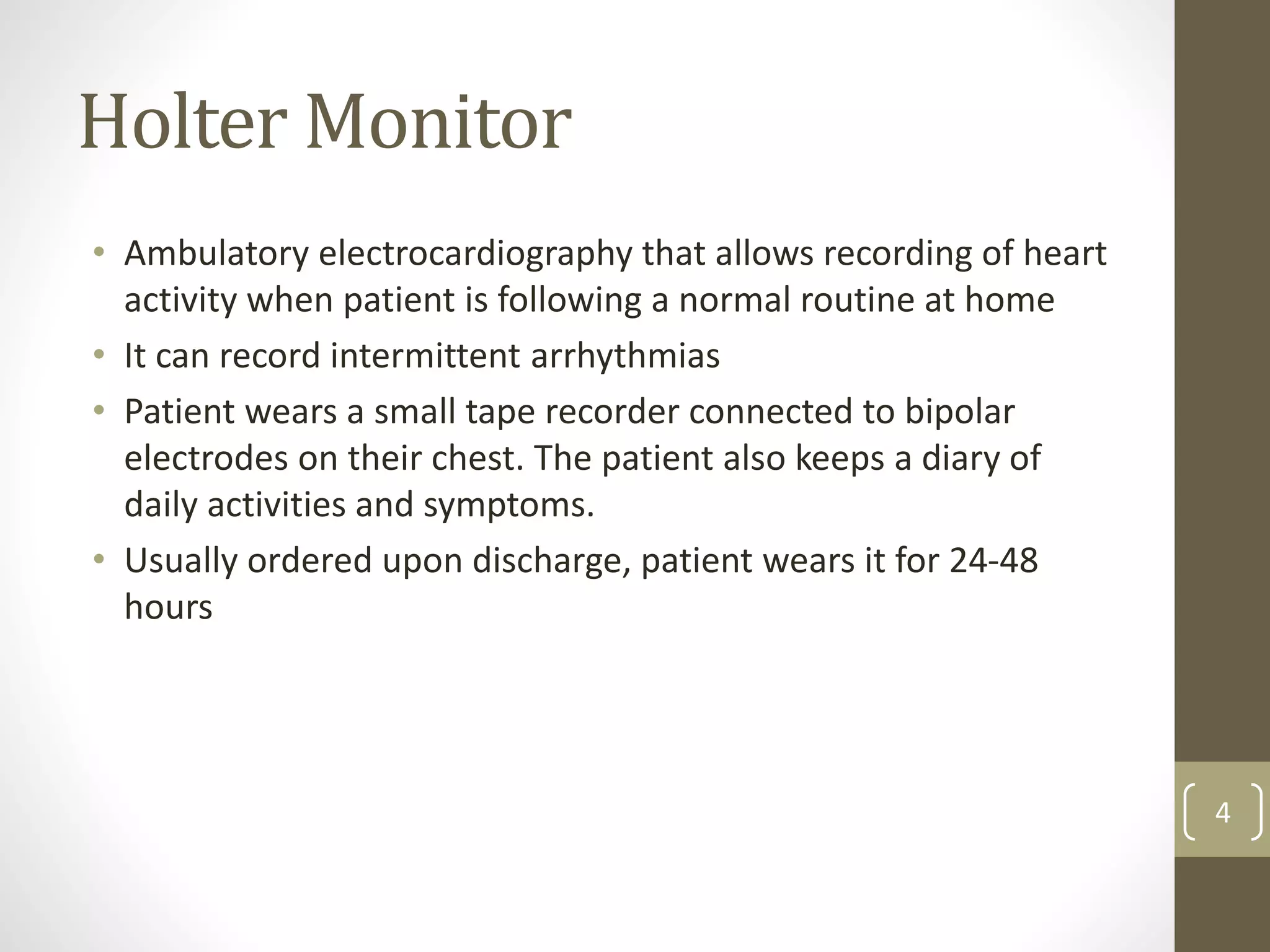 Cardiac diagnostics | PPTX
