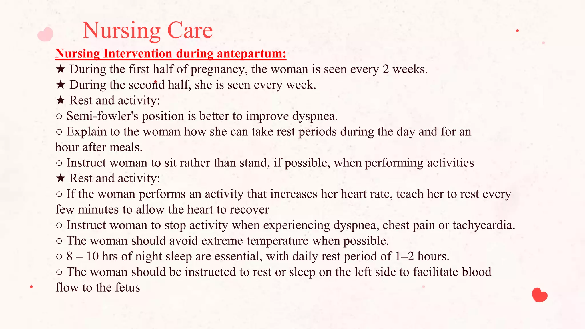Cardiac disease during pregnancy | PPTX