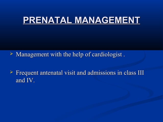 Cardiac disease in pregnancy | PPT | Pregnancy | Reproductive Health