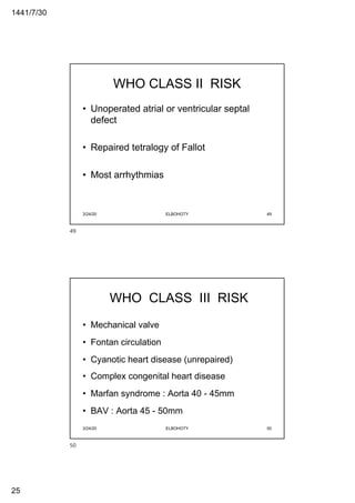 Cardiac disease in pregnancy | PDF