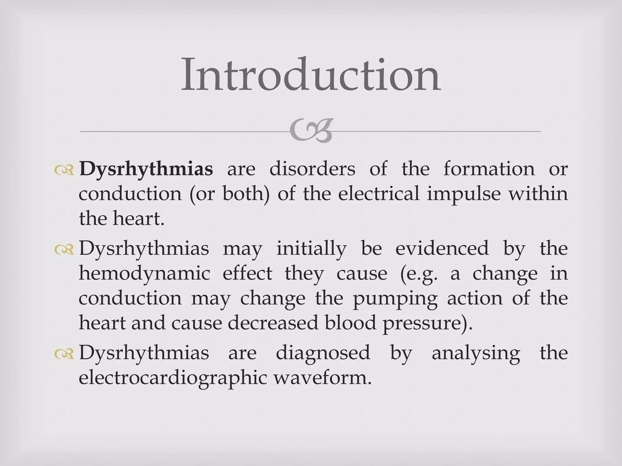 Cardiac dysrhythmia | PPTX