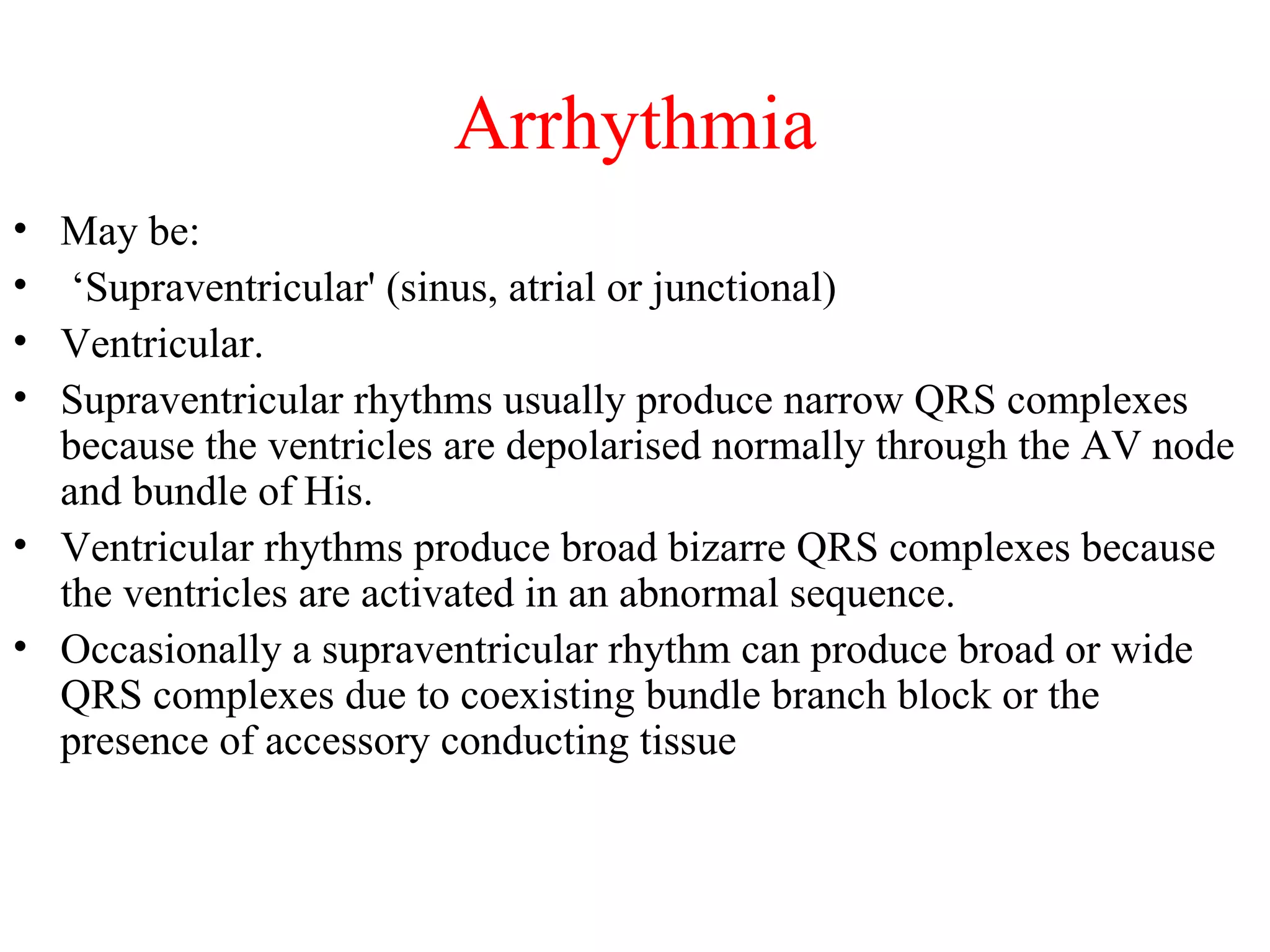 Cardiac Dysrhythmias. | PPT