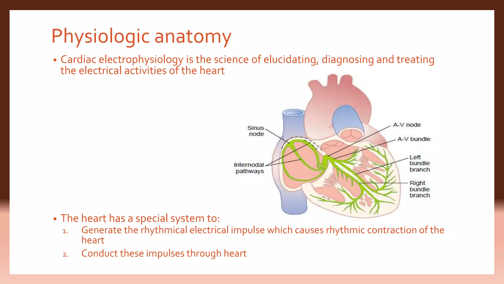 Cardiac electrophysiology | PPTX