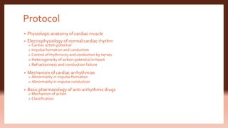 Cardiac electrophysiology | PPTX