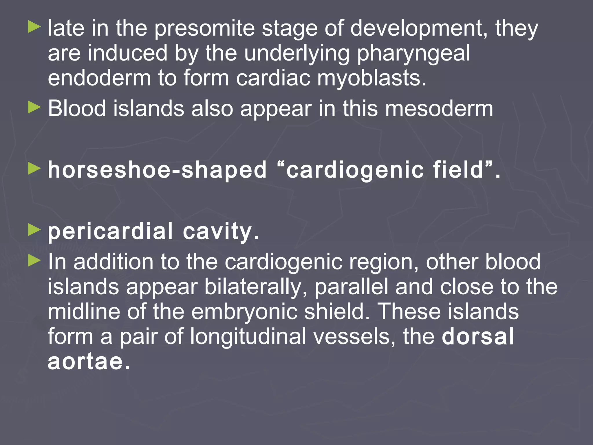 Cardiac embryology seminar copy | PPT