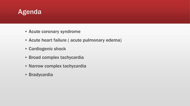Cardiac emergencies | PPTX