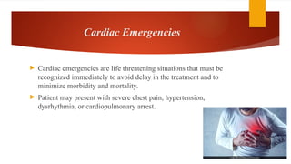 Cardiac Emergencies.pptxCardiac emergency | PPTX