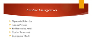 Cardiac Emergencies.pptxCardiac emergency | PPTX