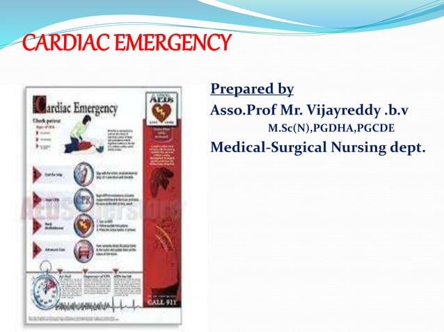 Cardiac emergencies | PPTX