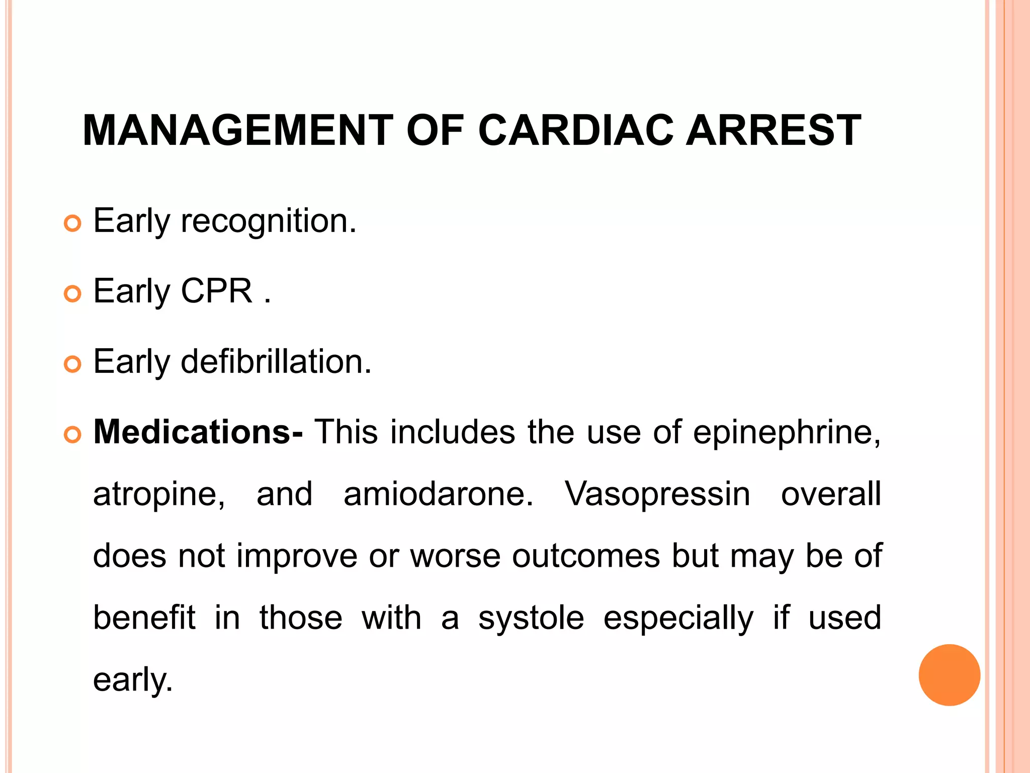 Cardiac emergency | PPTX