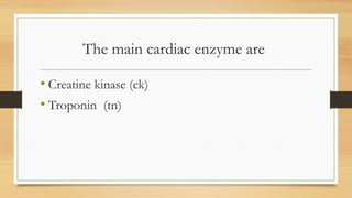 cardiac enzyme.pptx power point presentation | PPTX
