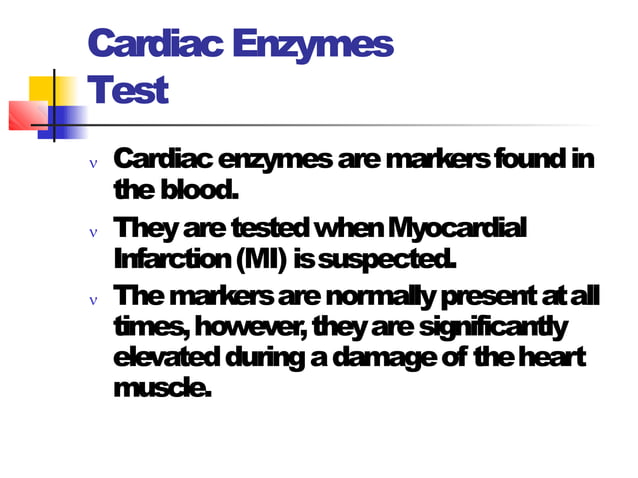 Cardiac enzymes | PPTX