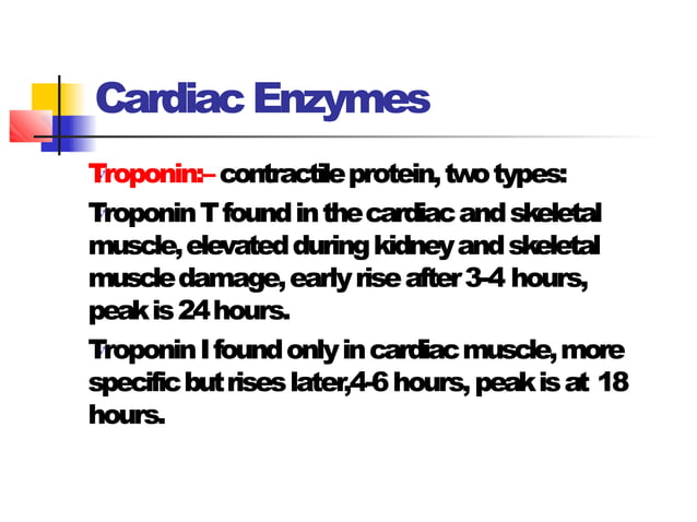 Cardiac enzymes | PPTX