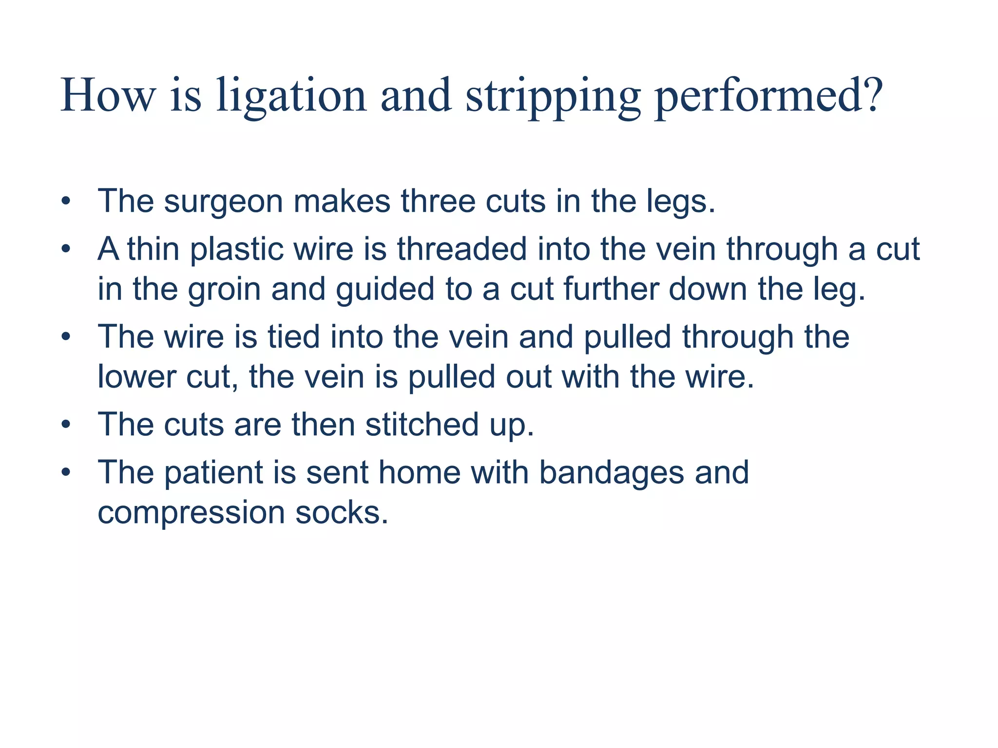 Cardiac enzymes, ligation and stripping, and thrombolytic therapy | PPTX