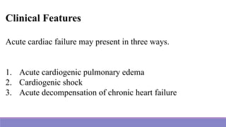 Cardiac failure | PPTX