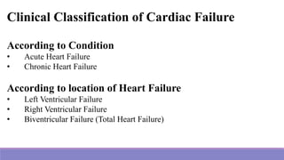 Cardiac failure | PPTX