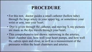 Cardiac function tests | PPTX