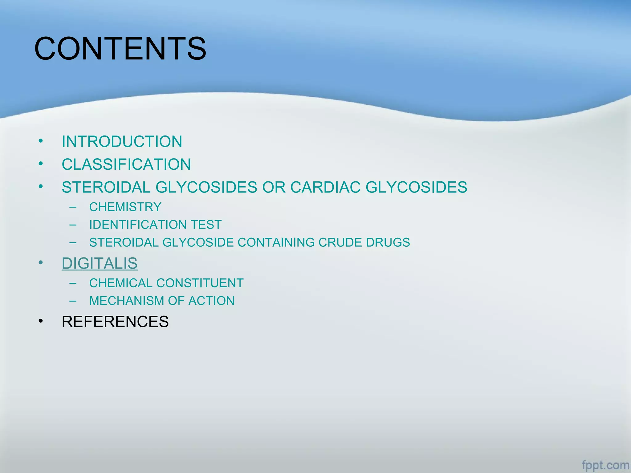 Cardiac glycoside | PPT