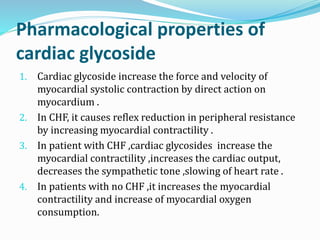 Cardiac glycosides | PPTX