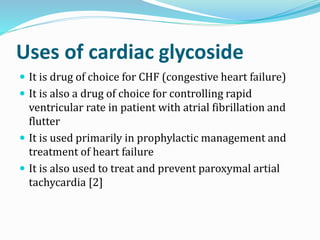 Cardiac glycosides | PPTX