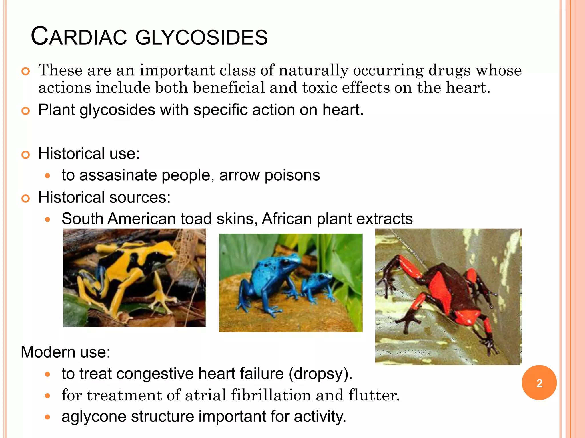 Cardiac glycosides | PPTX
