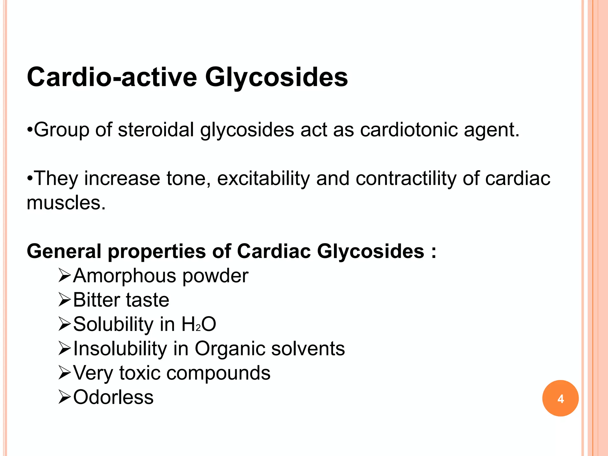 Cardiac glycosides | PPTX