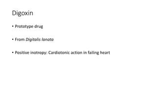Cardiac glycosides | PPTX