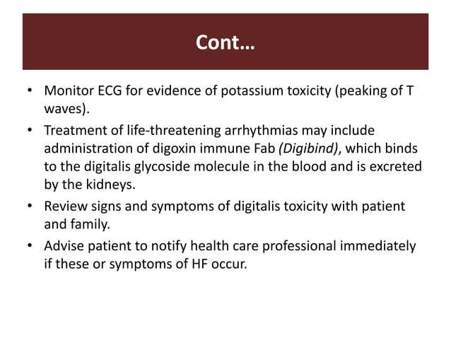 Cardiac Glycosides and it's side affecte | PPTX | Heart and ...