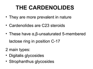 Cardiac glycosides lecture notes-2012-2013 | PPT