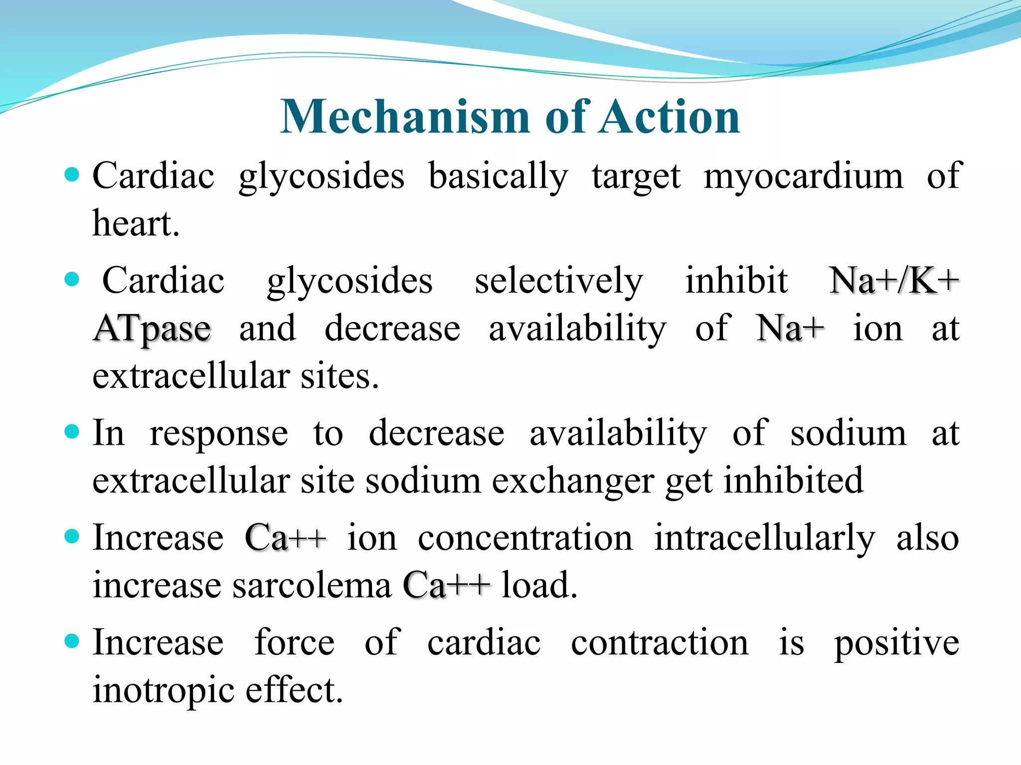 Cardiac glycosides or cardiotonic | PPTX