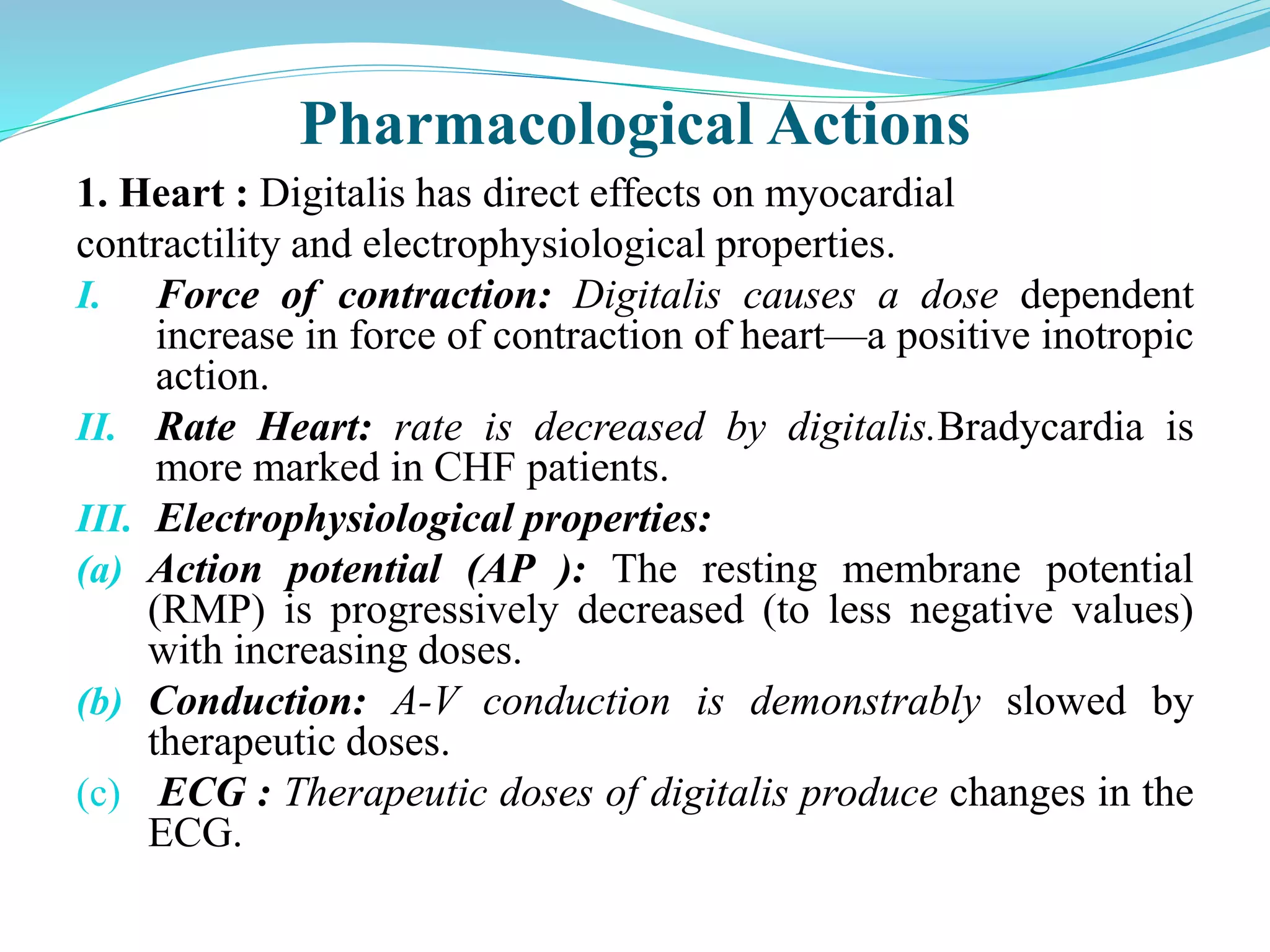 Cardiac glycosides or cardiotonic | PPTX