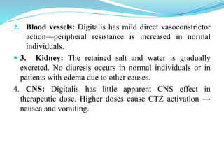 Cardiac glycosides or cardiotonic | PPTX