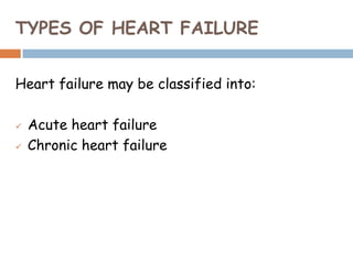 Cardiac heart failure | PPTX