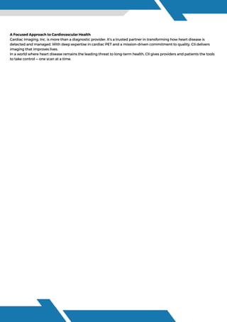 Cardiac Imaging, Inc.: Empowering Heart Health Decisions | PDF