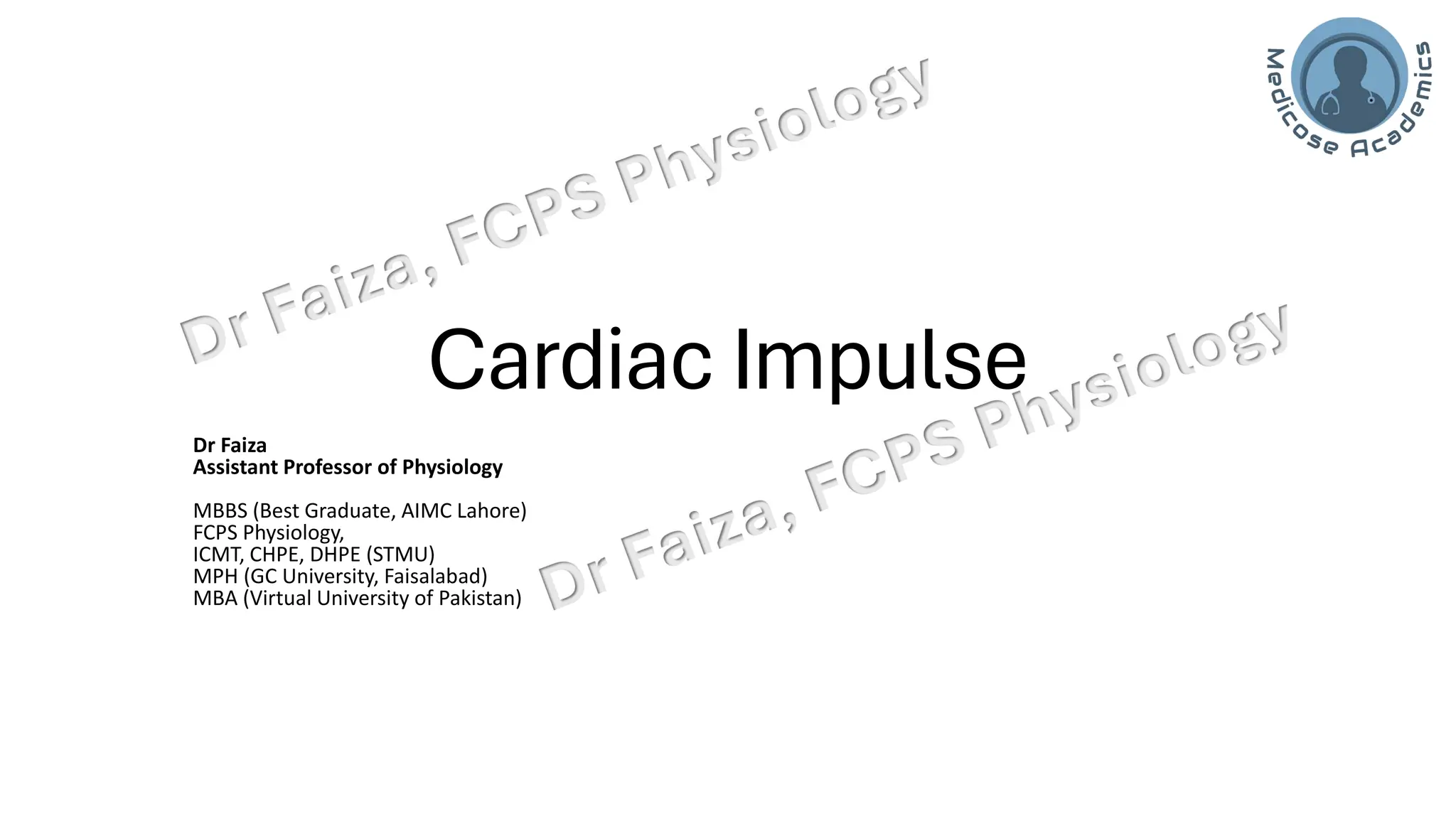Cardiac Impulse: Rhythmical Excitation and Conduction in the Heart | PDF