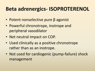 CARDIAC INOTROPES - DR SANDEEP MOHANAN.ppsx