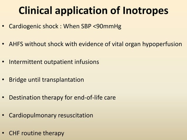 CARDIAC INOTROPES - DR SANDEEP MOHANAN.ppsx
