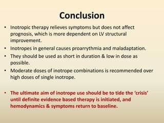 CARDIAC INOTROPES - DR SANDEEP MOHANAN.ppsx