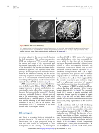 Cardiac MRI in hypertrophic cardiomyopathy | PDF
