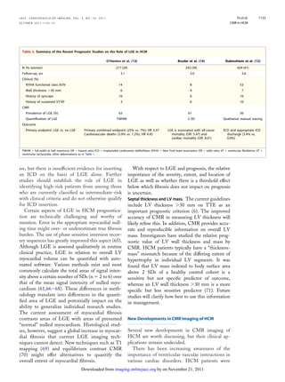 Cardiac MRI in hypertrophic cardiomyopathy | PDF