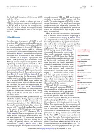 Cardiac MRI in hypertrophic cardiomyopathy | PDF