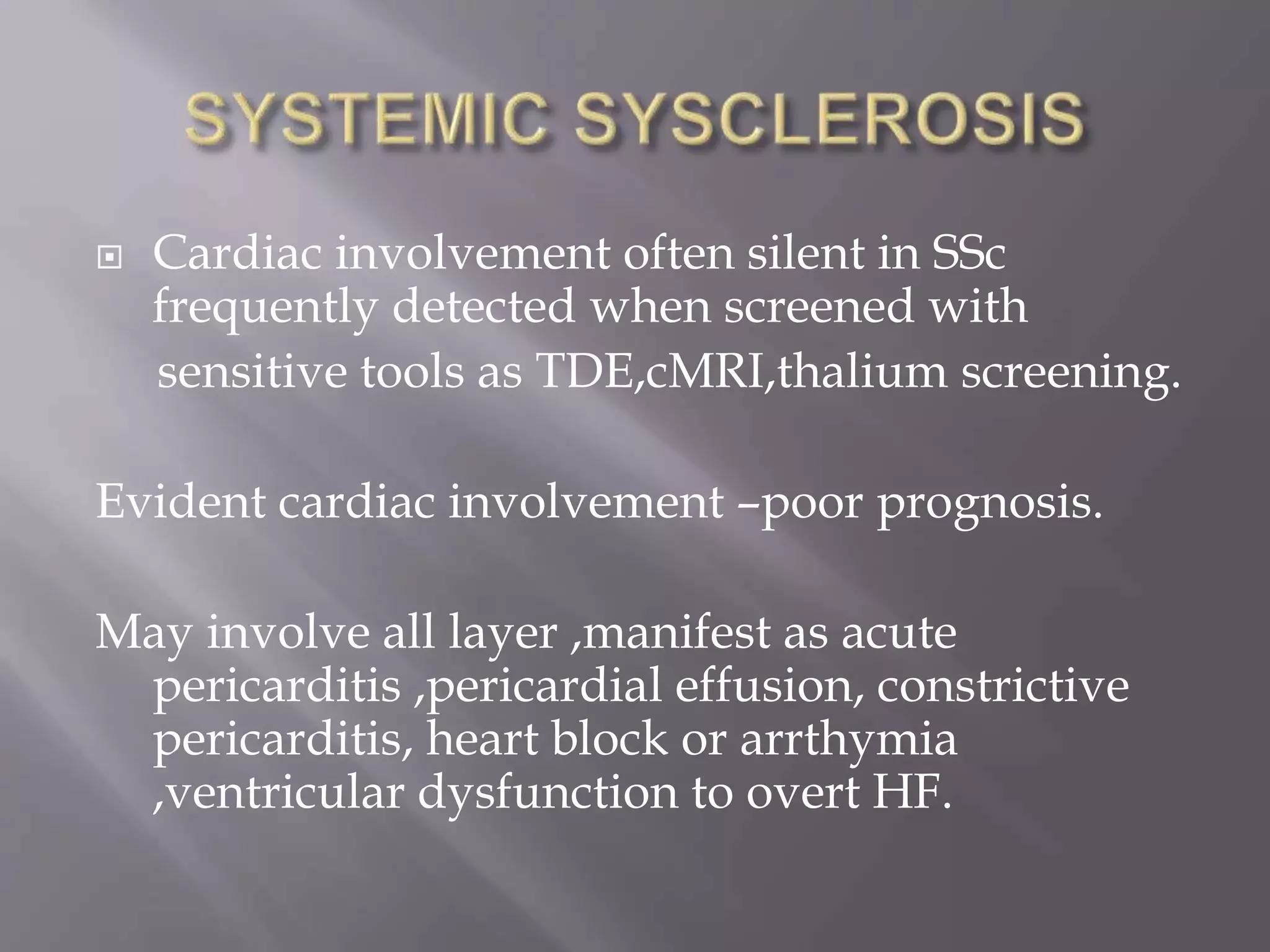 Cardiac manifestation of systemic disease.pptx final | PPTX