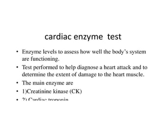 CARDIAC MARKERS.pdf | Heart and Cardiovascular Diseases | Diseases and ...