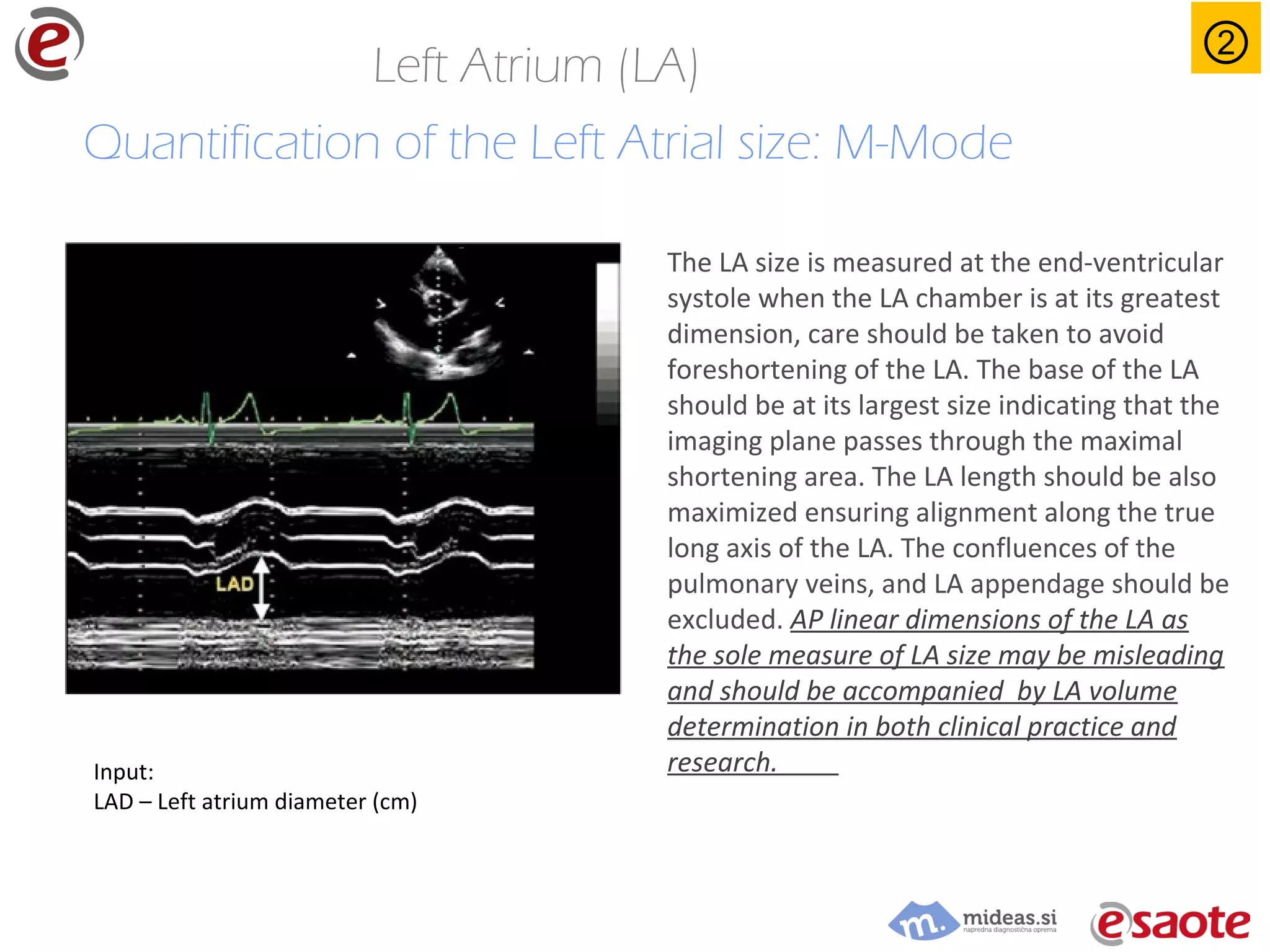 Cardiac Measurements Guidelines | powered by Esaote | PPT