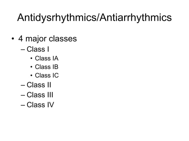 Cardiac medications | PPT