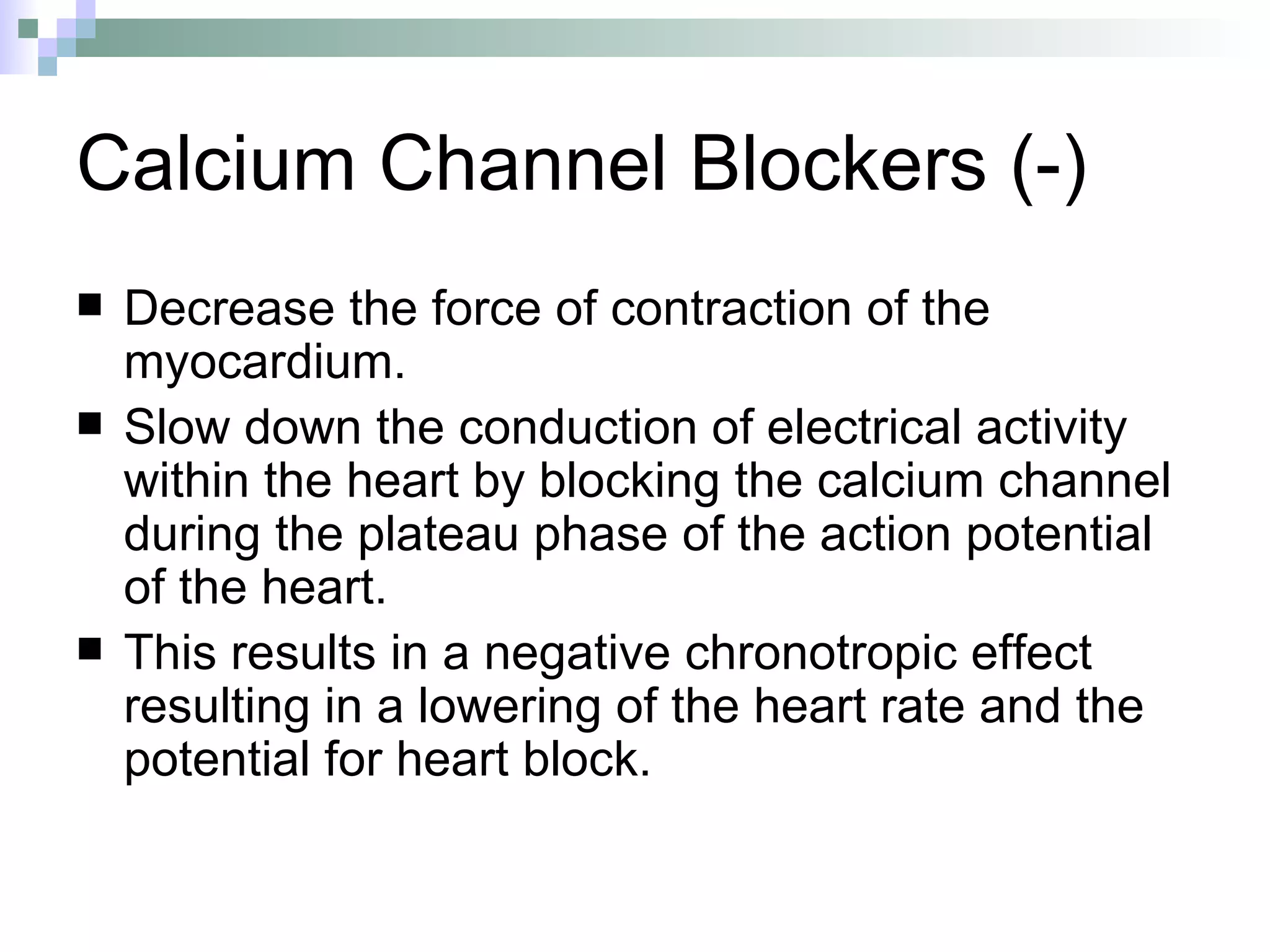 Cardiac medications | PPT